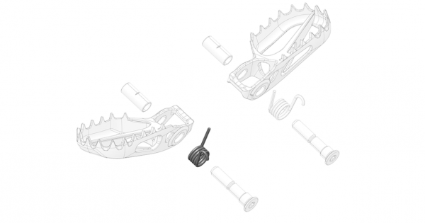 Stark - Varg - RH Foot Peg Spring | Parts | Magnet Motos