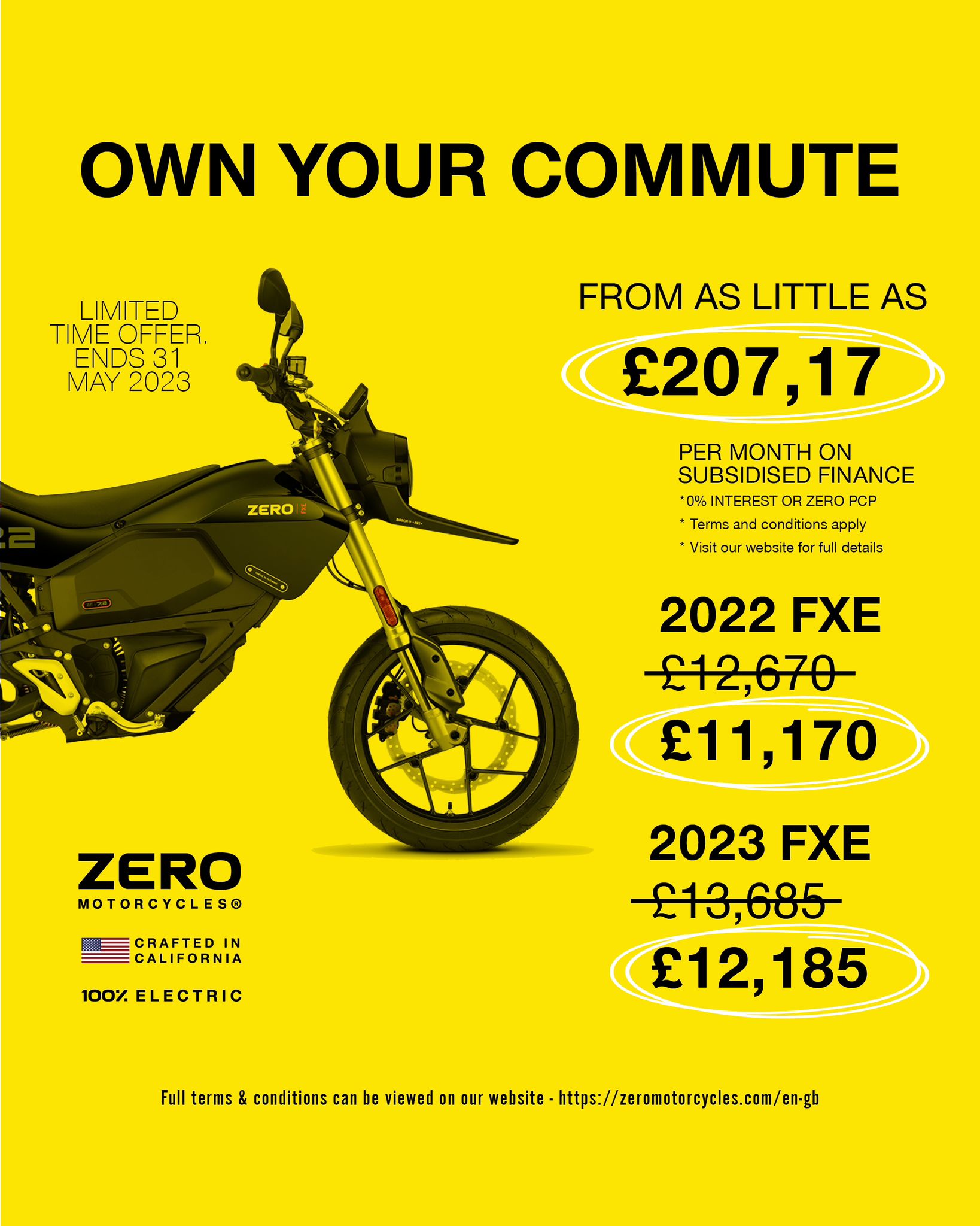 Zero FXE 11kW Electric Motorcycle - Magnet Motos